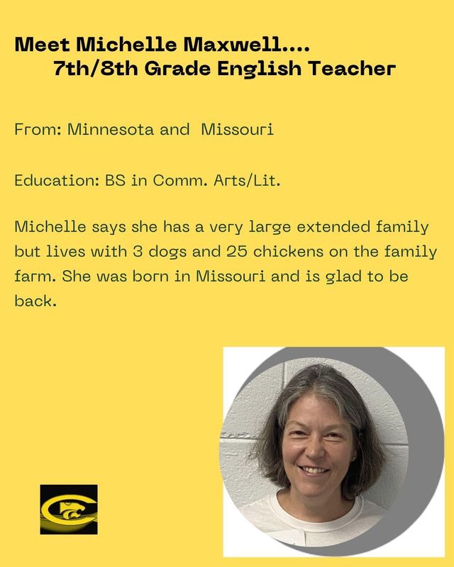 Introducing Michelle Maxwell | Crawford County R-II Schools